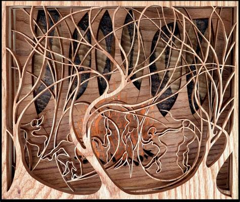 Layered Scroll Saw Patterns