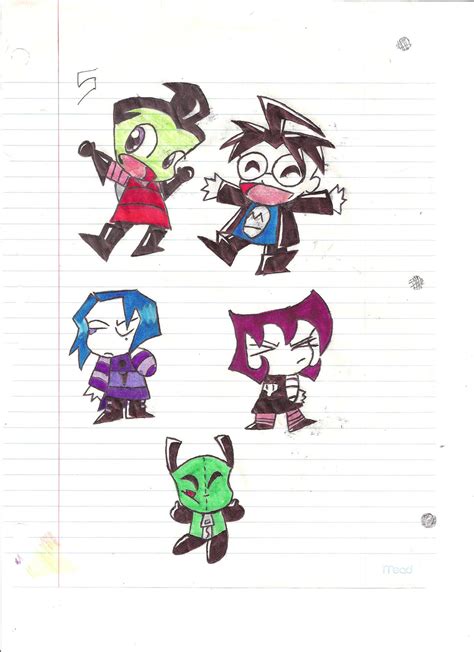 Invader Zim Chibi By Marimokun On Deviantart