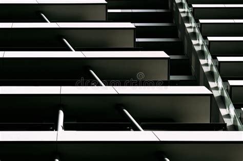 Abstract Perspective Of Modern Architectural Design With Geometric