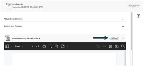 Submitting To An Assignment In The Blackboard Ultra Assignment Integration Turnitin Guides