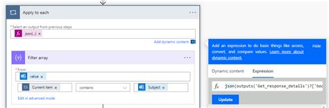 issue with json automating forms and calendar inv power platform