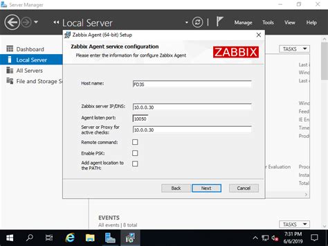 Debian 10 Buster Zabbix 40 Add Monitoring Target Host Windows