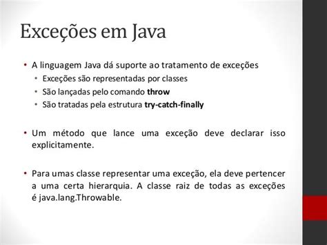 tratamento de exceção em java