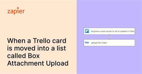 anytime a card moved to list is created in trello upload file in box