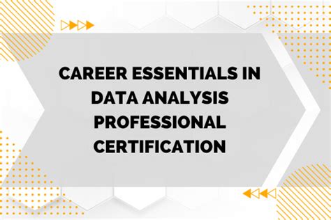 Career Essentials In Data Analysis Professional Certification By Microsoft And LinkedIn