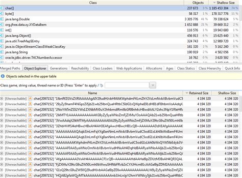 Java Unreachable Objects Are Not Garbage Collected From Heap Stack Overflow
