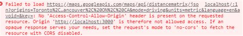 Javascript React JS Google Maps Distance Matrix Error Uncaught