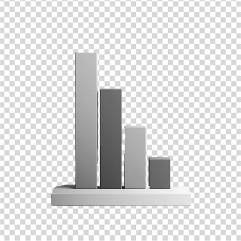 3d Minimal Data Analysis Icon Soaring Finances Stock Up Strengthening Currency A Bar Graph Black