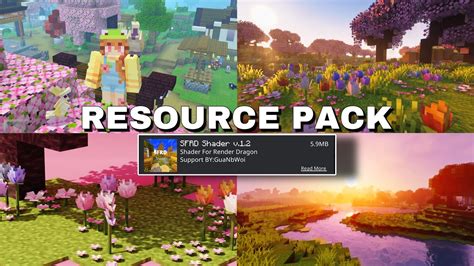 Minecraft Pe เเจกวิธีลง Shader And Resource Pack ในมือถือ119 120 1