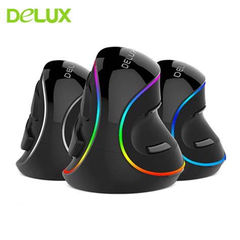 Delux M618plus Rgb Ergonomic Vertical Mouse Buttons 4000 44 Off