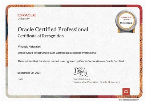 vinayak iyer on linkedin oracle oracledatascience infosys