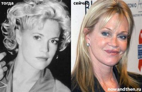 Melanie Griffith Then And Now