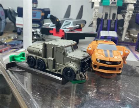 Transformers Bash Bots Bumblebee Vs Megatron 14 49 Picclick Ca