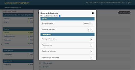 Keyboard Shortcuts In Django Via Gsoc 2025 Weblog Django