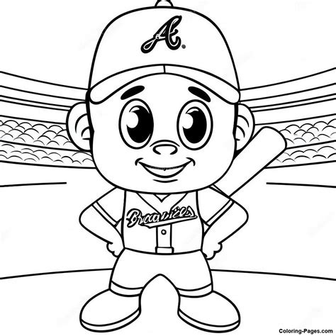 Atlanta Braves Coloring Coloring Pages