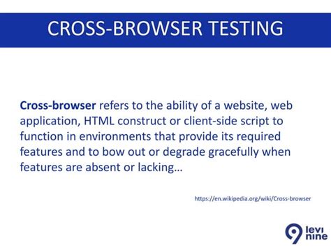 Cross Browser Testing With Browser Stack Pptx Web Development