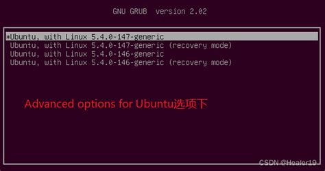 Linux中修改系统启动项grub修改grub Csdn博客