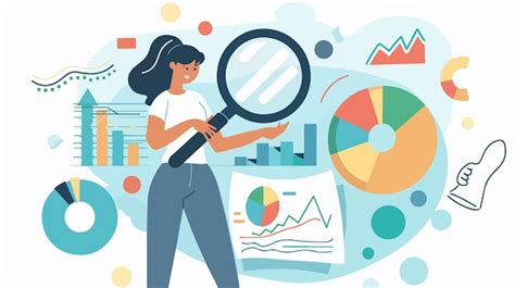 Audience Segmentation Concept With Magnifying Glass Professional Stock