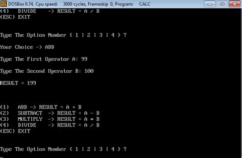 Calculator In Assembly With NASM On Windows Rdebug