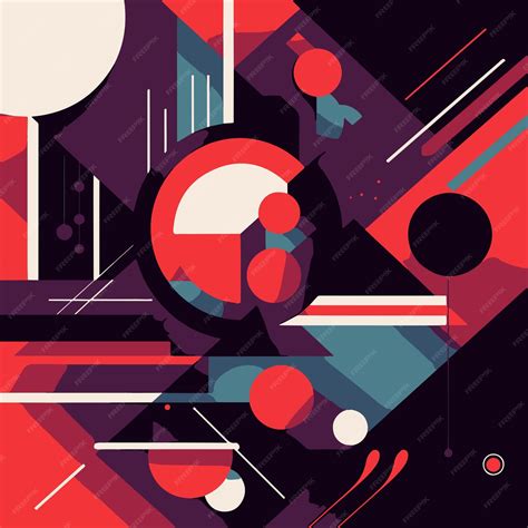 Premium Vector Background With Geometric Shapes With Abstract Design
