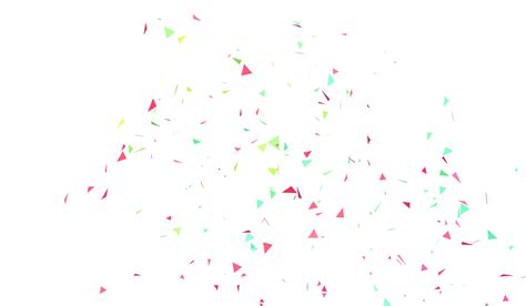 Multicolor Confetti Particles Falling Confetti Explosions 26914875 Png