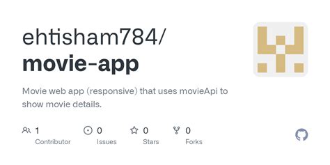 Github Ehtisham784movie App Movie Web App Responsive That Uses