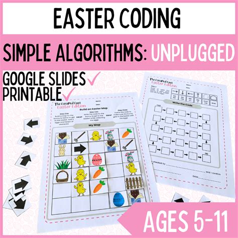The Escaped Eggs Easter Unplugged Coding Activity Launchpad