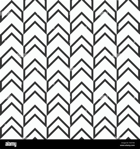 Monochrome Arrow Repeat Pattern Stock Vector Images Alamy