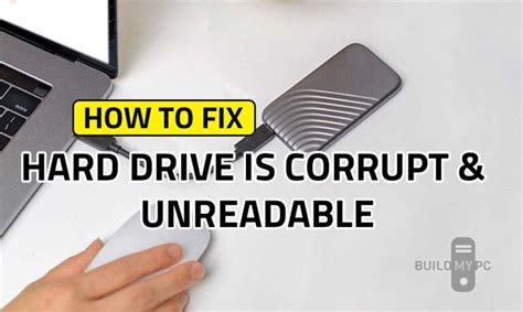How To Fix External Hard Drive That Is Corrupted And Unreadable Build My PC