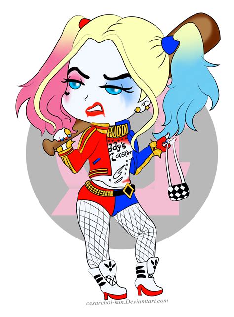 Harley Quinn Cute By Cdlu On Deviantart