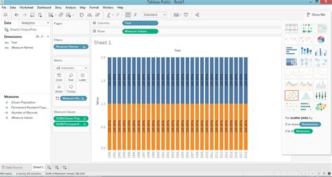 Tableau 100 Stacked Bar Chart Stack Overflow