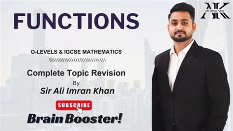 𝗙𝘂𝗻𝗰𝘁𝗶𝗼𝗻𝘀 Mathematics O Levels 4024 And Igcse 0580 Youtube