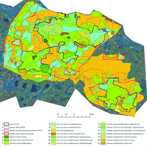 Plan Of Zoning Conservation Of Nature And Landscape On The Functional