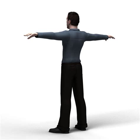 Adrien Dressed And Naked Rigged D Model C D Dae Fbx Ma Max Free D