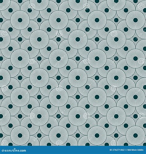 Decorative Texture Vector Background With Undulating Shapes And Circles