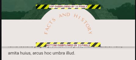 Overflow Warnings Are Impossible To Disable Issue Flutter Flutter GitHub