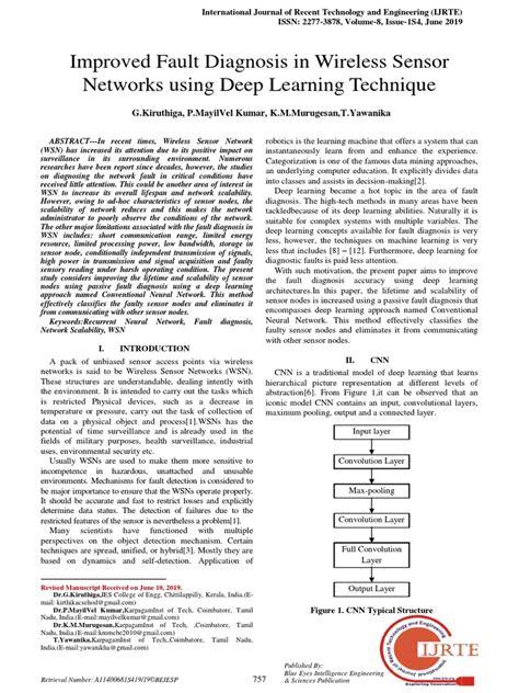 Improved Fault Diagnosis In Wireless Sensor Networks Using Deep