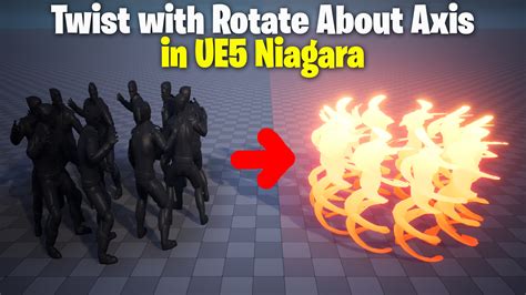 twist with rotate about axis in ue5 niagara tutorial cghow ashif ali