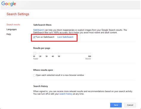 How To Restrict Inappropriate Results On Google