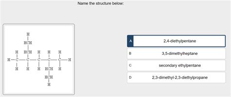 Solved Name The Structure Below Chegg Com