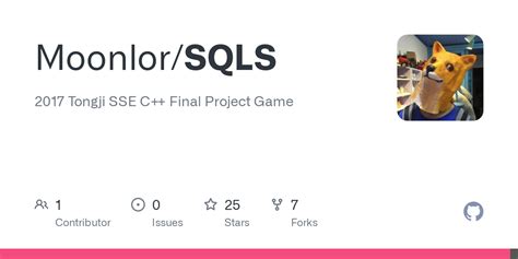 GitHub Moonlor SQLS Tongji SSE C Final Project Game