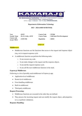 NodeJS And ExpressJS Pdf