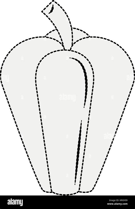 Pepper Vegetable Isolated Stock Vector Image And Art Alamy
