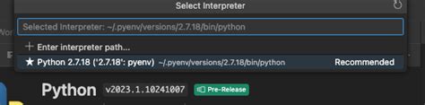 Issue W Python 3 Discovery · Issue 20555 · Microsoftvscode Python