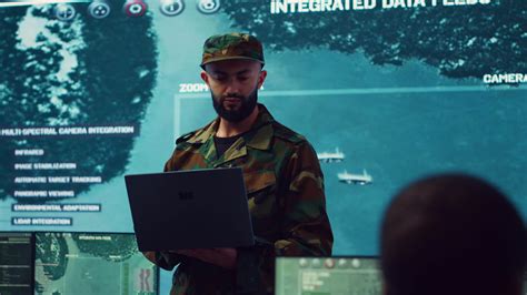 Army General Managing Air Traffic Control For Military Aircraft Within The Operational Area