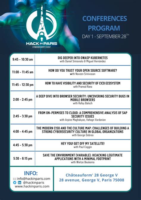 Hack In Paris On Linkedin Hip23 Cyber Event Paris