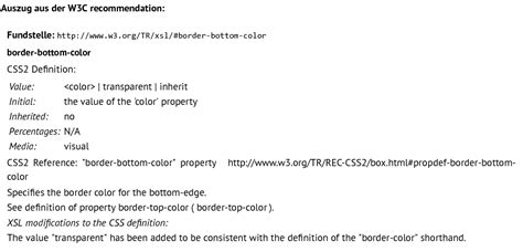 XSL FO Border Bottom Color Data Type GmbH