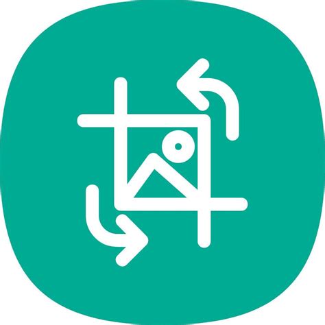 Crop And Rotate Line Curve Icon 40715421 Vector Art At Vecteezy