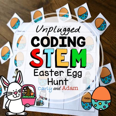 Easter Bunny Unplugged Coding Activity Tpt