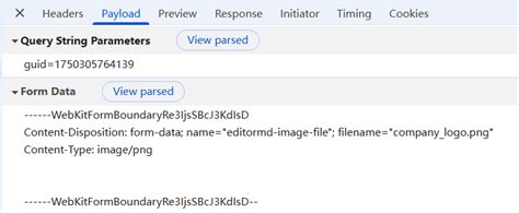 how to handle get data for multipart form data requests ignition